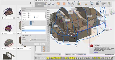 Help Please Loft And Rail Issue Autodesk Community