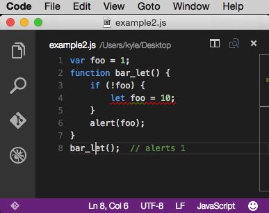 The Joys Of Block Scoping With ES SitePoint