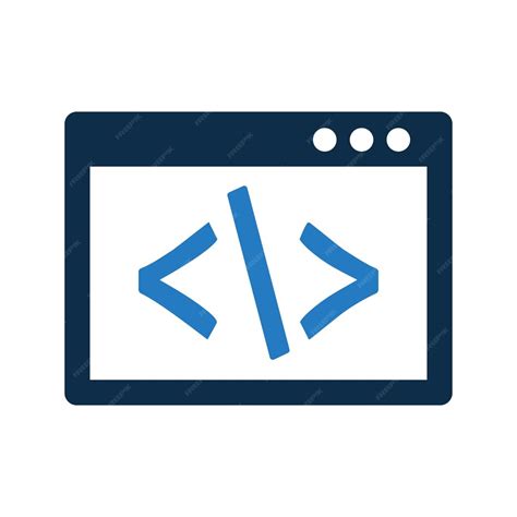 Premium Vector Code Coding Html Icon Vector