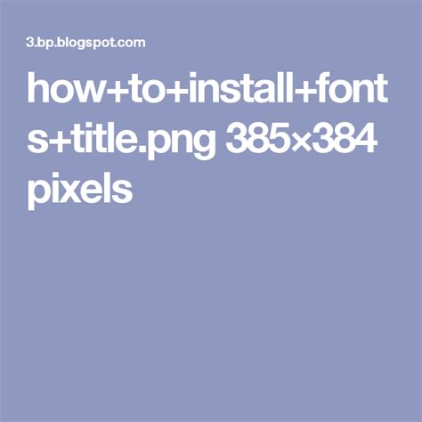 How To Install Fonts In Adobe Wordpress Or Ppd