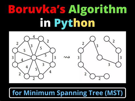 Boruvkas Algorithm In Python Copyassignment