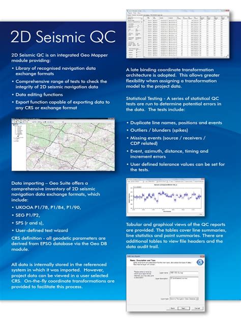 2d Seismic Qc Pdf Data Computer Data