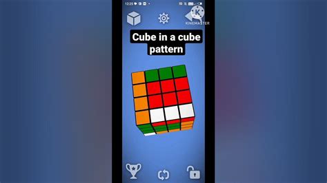 cube in a cube pattern in 4 by 4 rubik s cube rubikscube shorts youtube