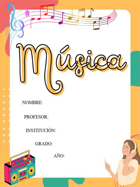 Carátulas De Música Para Niños Pdf