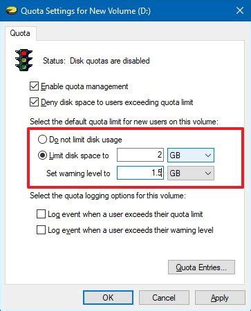 How To Use Windows 10 Disk Quota To Limit User Storage Windows Central
