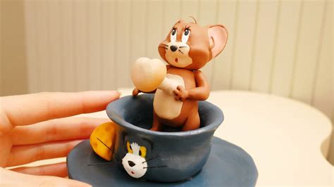 클레이로 톰과제리 피규어 만들기 How To Make Tom And Jerry Figure With Polymer Clay Youtube