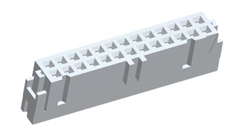 2 215915 6 Te Connectivity 26 Way Idc Connector Socket For Cable Mount 2 Row Rs
