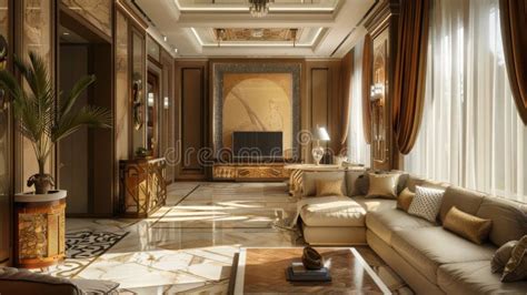 This Grand Entryway Showcases A Luxurious Classical Design With High