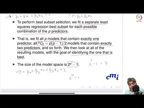 Free Video Feature Selection And Variable Selection Techniques From Nptel Noc Iitm Class Central