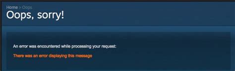 Steam Good Game Steam Error Displaying This Error Message Devrant