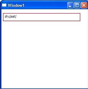 Muhammad Shujaat Siddiqi WPF Validation Using Validation Rules