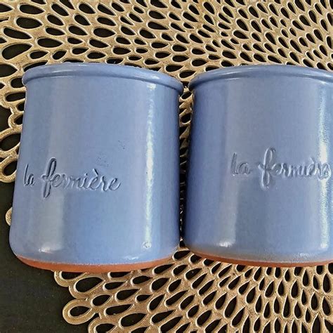 La Fermiere Kitchen Set Of 6 La Fermiere Cermer Blue Terra Cotta