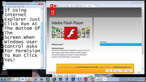 How To Update Adobe Flash Player Safely Youtube