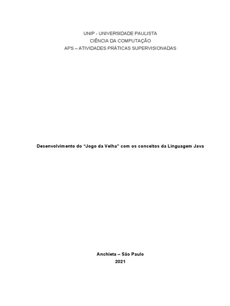 aps java pdf classe programação de computadores método