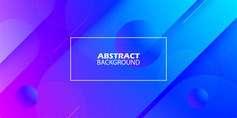 Dynamic Abstract Purple And Blue Gradient Illustration Geometric Background With Simple Circle