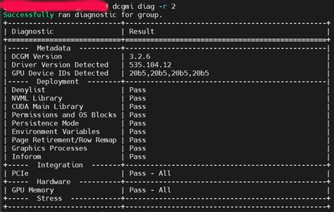 Basic Use Of Nvidia Data Centre GPU Manager DCGM The Linux Cluster
