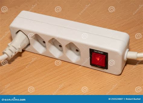 Power Plug In A Socket Stock Image Image Of Liechtenstein 255524887