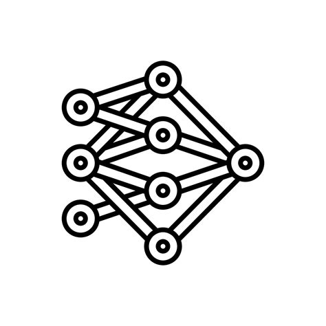 Neural Network Icon In Vector Illustration 24246391 Vector Art At Vecteezy