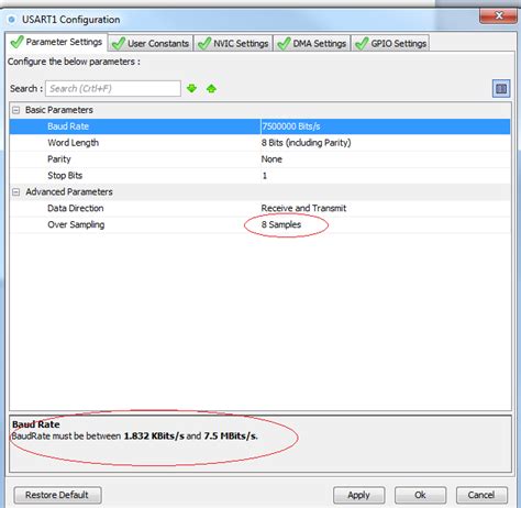 Stm32f207 Nucleo 144 Uart1 Baud Rate Stmicroelectronics Community