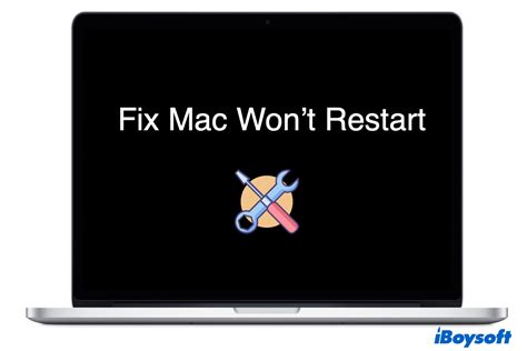 Force Restart A Mac That Wont Restart Or Shut Down