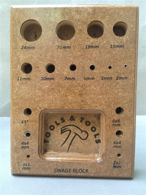 Swage Block With 16 Punch Set Made Of Steel Dapping Forming Shaping Craft Tools Tools N Tools Uk