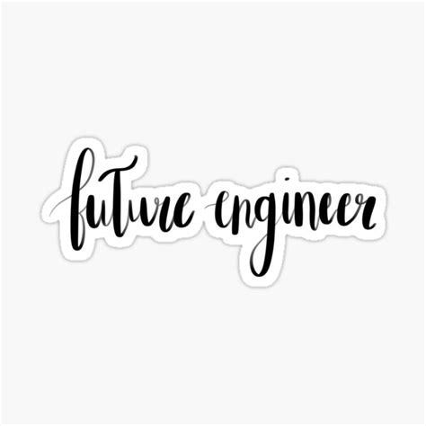 Future Engineer Sticker By Vadasyva Redbubble