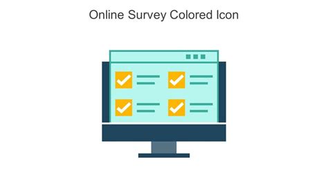 Online Survey Colored Icon In Powerpoint Pptx Png And Editable Eps