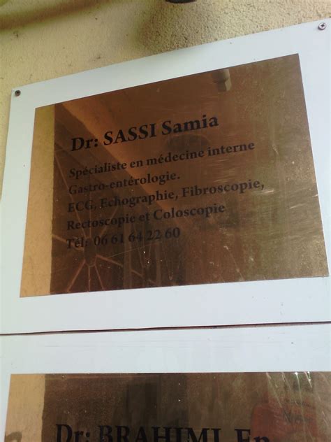 Dr Sassi Speciliste Medcine Interne Gastro Entérologie Dzadvisor