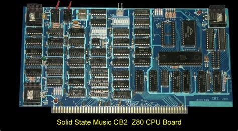 S100 Computers Solid State Music Z80 CPU Board S100 Computers Solid State Music Z80 CPU Board