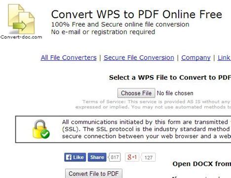 Guide On How To Convert WPS To PDF For Free