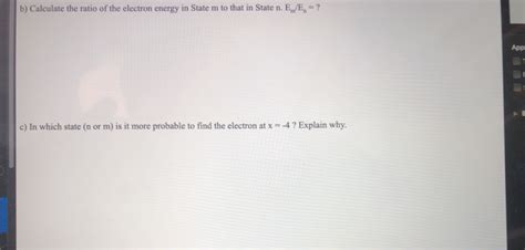 Solved The Graphs Below Show Two Possible Wavefunctions Of