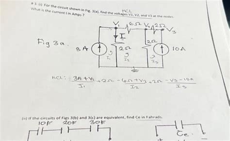 solved 83 1 for the circuit shown in fig 3 a find the