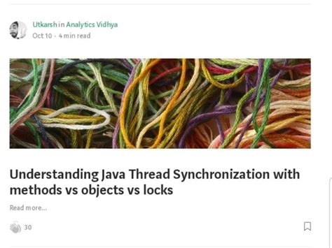 utkarsh on linkedin java multithreading concurrentprogramming