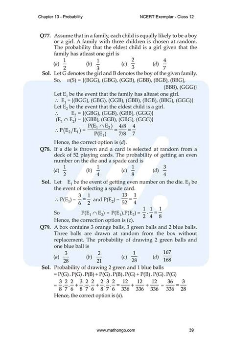 Ncert Exemplar For Class 12 Maths Chapter 13 Mathongo