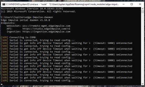 Cant Update The Thingy53 Firmwares Nor Connect It To Edge Impulse