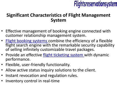 Ppt Flight Management System Powerpoint Presentation Free Download Id 11673566