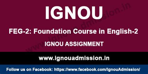 IGNOU FEG 2 Assignment 2020 21