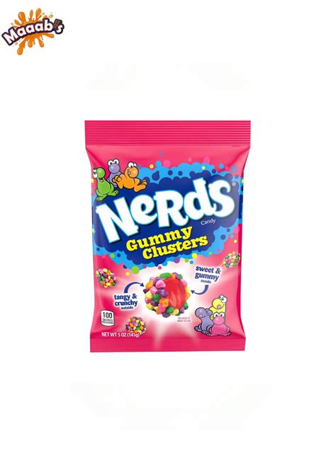 Nerds Big Gummy Clusters Peg Bag 5oz 141g Maaabs