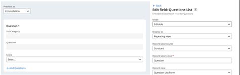 Repeating Dynamic Layout In Constellation Support Center