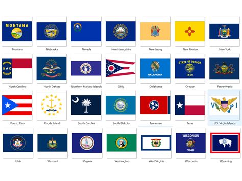 Flags Of The Unites States Svg And Png Bundle Us Flags Etsy Australia