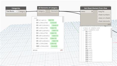 get sheet instances from titleblock revit dynamo