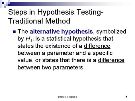 Chapter 8 Hypothesis Testing Mc Grawhill Bluman 7