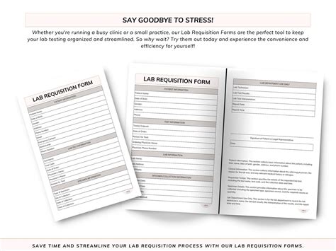 Lab Requisition Forms 7 Editable Canva Templates And Printable PDF For Healthcare