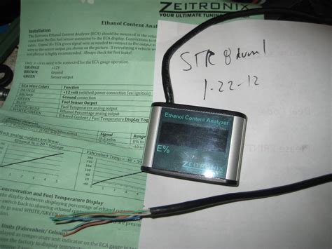Zeitronix Ethanol Content Analyzer For E85 Nissan Gt R Forum
