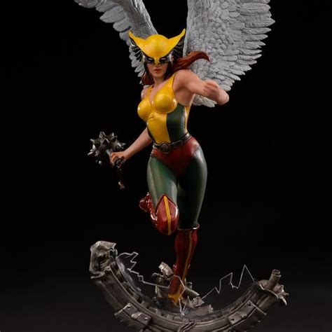 Hawkgirl Deluxe Art Scale 110 Statue Hawkgirl Dc Comics Dc Comics Art