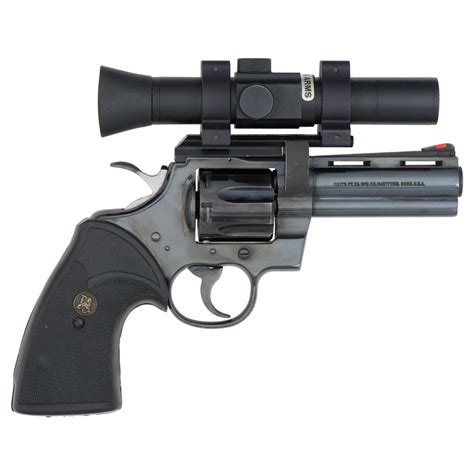 Colt Python Revolver With Ultra Dot Scope Auctions Price Archive