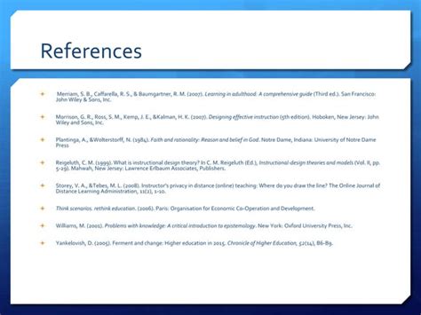 Adult Andragogy And E Learning Pptx