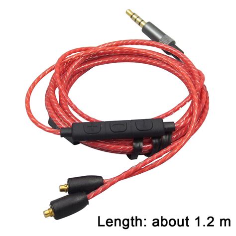 Upgrade MMCX Audio Cable WMic Volume Controlse Se Se EBay