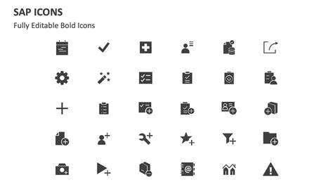 SAP Icons For PowerPoint And Google Slides PPT Slides