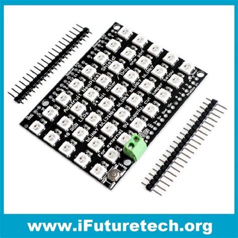 Rgb Led Ws2812 Pixel Matrix Shield Ifuture Technology